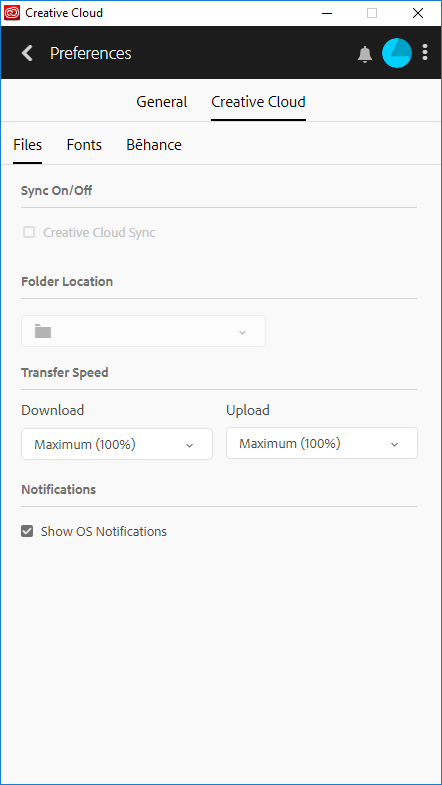 Solved Adobe Files Tab Stuck Checking For Update Adobe Community 10346498 